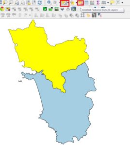 Attributes Toolbar in QGIS - Measurement - Identify - Attribute Table ...