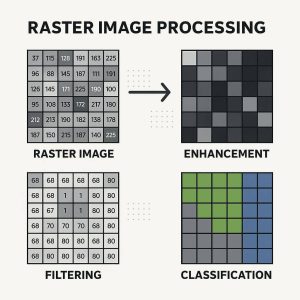 Raster Image Processing: Layer stack, Subset, Mosaic - GISRSStudy