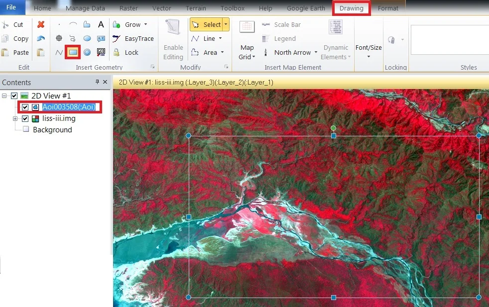 Raster Image Processing - Layer stack, Subset, Mosaic