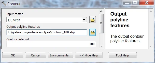 Surface Analysis Map - Hillshade, Contour, Slope - ArcGIS