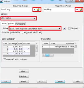 NDVI Formula - NDSI NDBI SAVI - Erdas Imagine - GISRSStudy