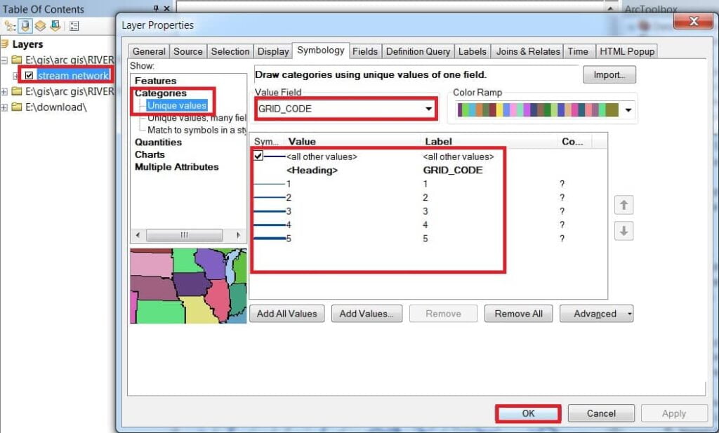 Stream Order - River Network Using DEM Map in ArcGIS - GISRSStudy