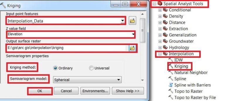 What Is Kriging Create Kriging In Arcmap And Arcgis Pro Gisrsstudy