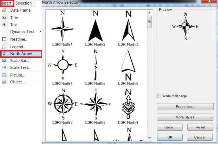 Layout view ArcGIS - Map Layout in ArcMap - GISRSStudy