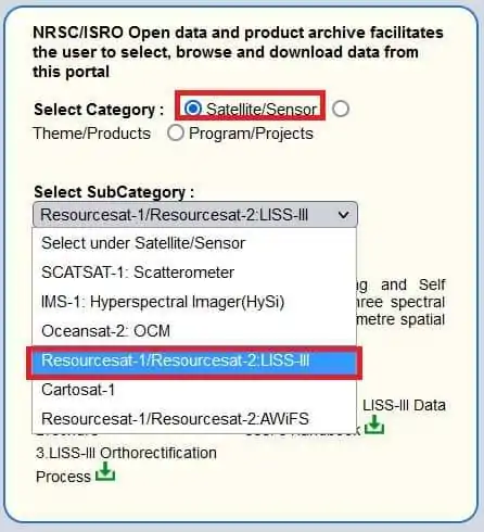 Bhuvan NRSC Data Download for Free- GISRSStudy