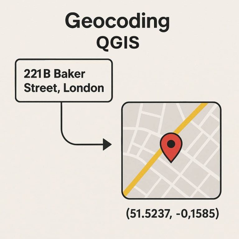 Geocoding QGIS - Geocoding Plugin - GISRSStudy