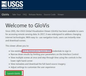 USGS GloVis: Download Remote Sensing Data - GISRSStudy