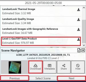 USGS GloVis: Download Remote Sensing Data - GISRSStudy