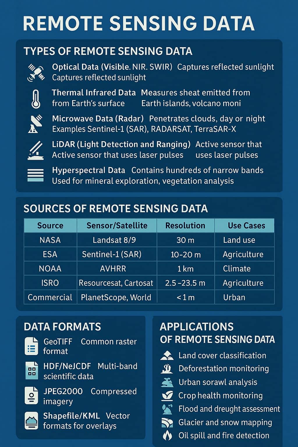 Remote Sensing Data - Download Data for Free - GISRSStudy