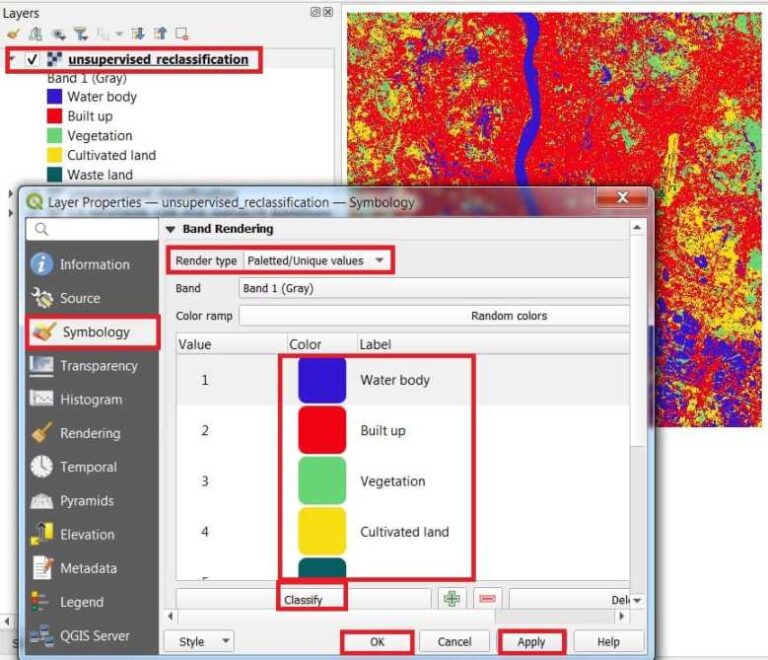 Unsupervised Classification Using QGIS Software - GISRSStudy